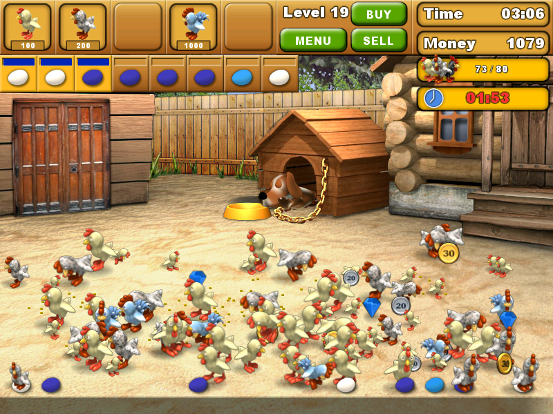 Screenshot of Chicken Chase (Windows, 2007) - MobyGames