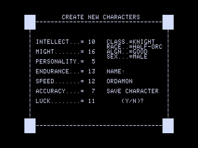 Screenshot of Might and Magic: Book One - Secret of the Inner Sanctum ...