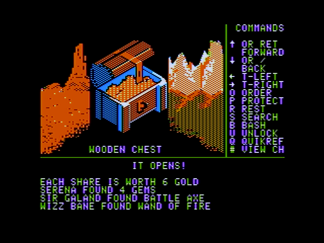 Screenshot of Might and Magic: Book One - Secret of the Inner Sanctum ...