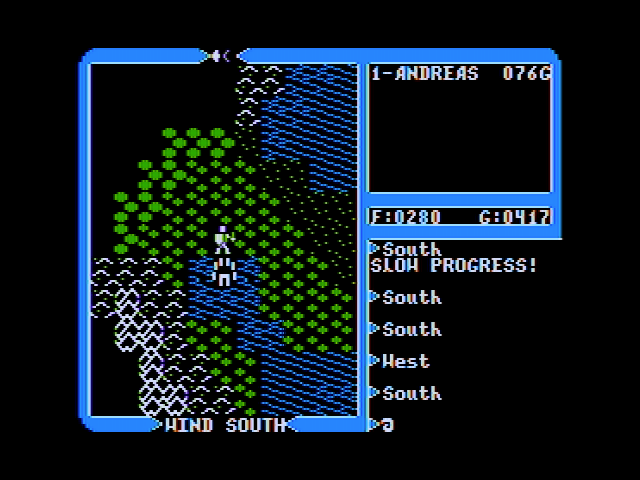 Screenshot of Ultima IV: Quest of the Avatar (Apple II, 1985) - MobyGames