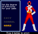 Screenshot of Saban's Power Rangers: Lightspeed Rescue (Game Boy Color ...