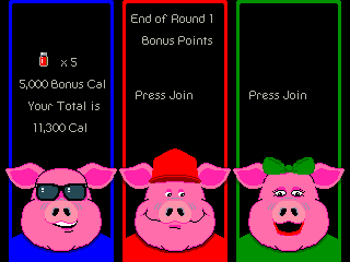Screenshot of Pig Out (Arcade, 1990) - MobyGames