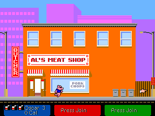 Screenshot of Pig Out (Arcade, 1990) - MobyGames