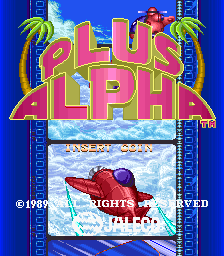 Screenshot of Plus Alpha (Arcade, 1989) - MobyGames