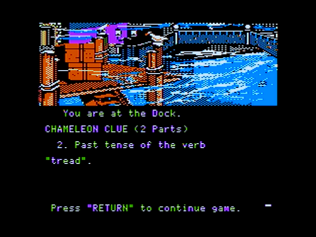 Screenshot of 221 B Baker St. (Apple II, 1986) - MobyGames