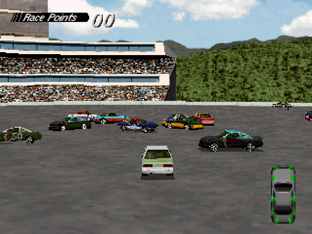 Screenshot of Destruction Derby (PlayStation, 1995) - MobyGames