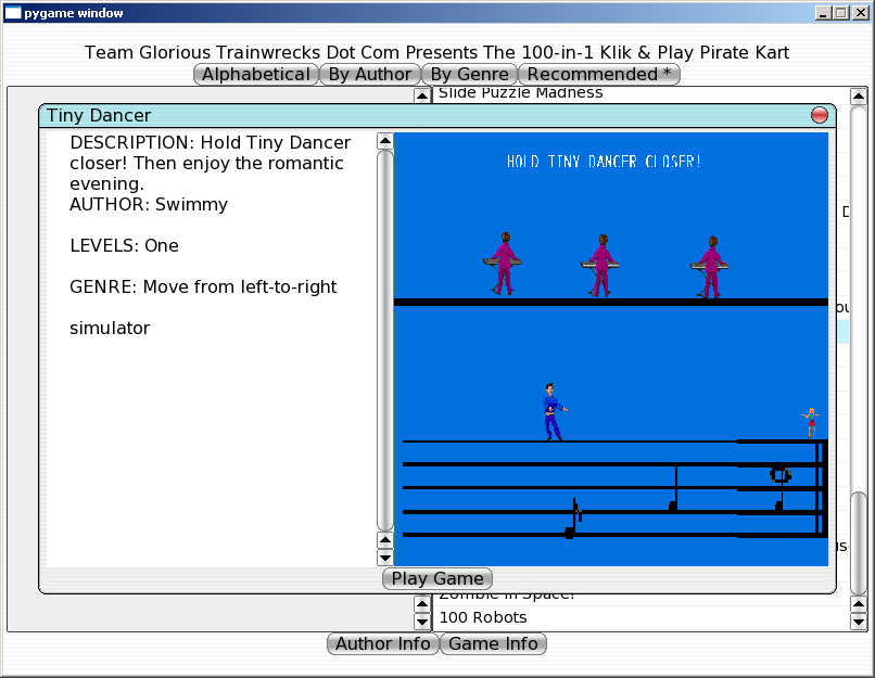 Screenshot of 100-in-one Klik & Play Pirate Kart (Windows, 2007 ...