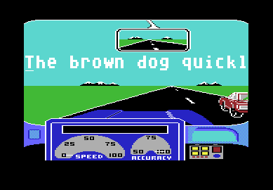 Screenshot of Mavis Beacon Teaches Typing! (Commodore 64, 1987) - MobyGames