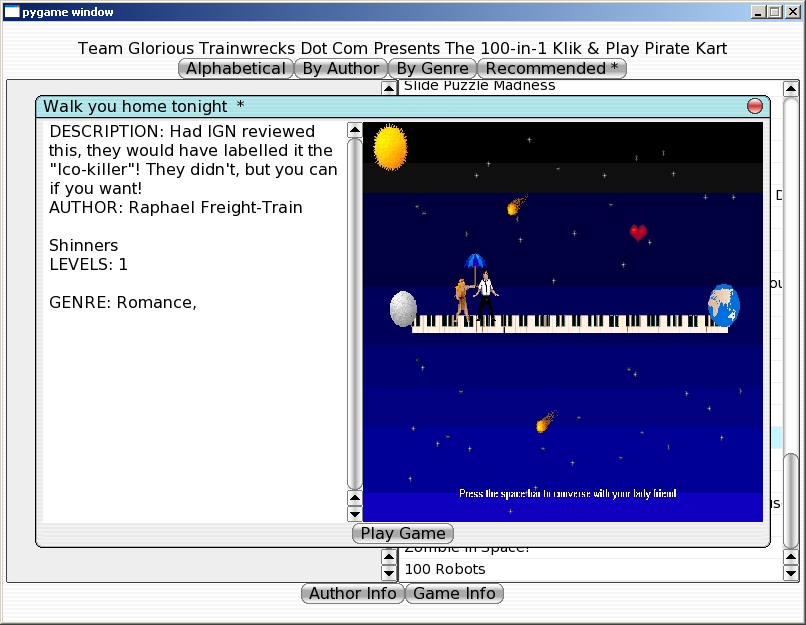 Screenshot of 100-in-one Klik & Play Pirate Kart (Windows, 2007 ...