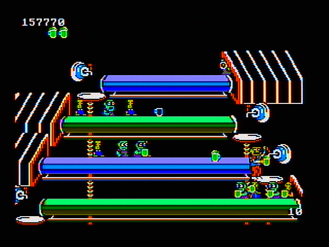 Screenshot of Tapper (PC Booter, 1983) - MobyGames