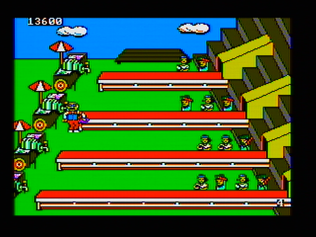 Screenshot of Tapper (PC Booter, 1983) - MobyGames