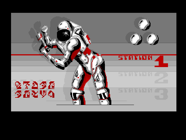 Screenshot of Cosmo Ranger: S.O.L. AD 2000 (Amiga, 1989) - MobyGames