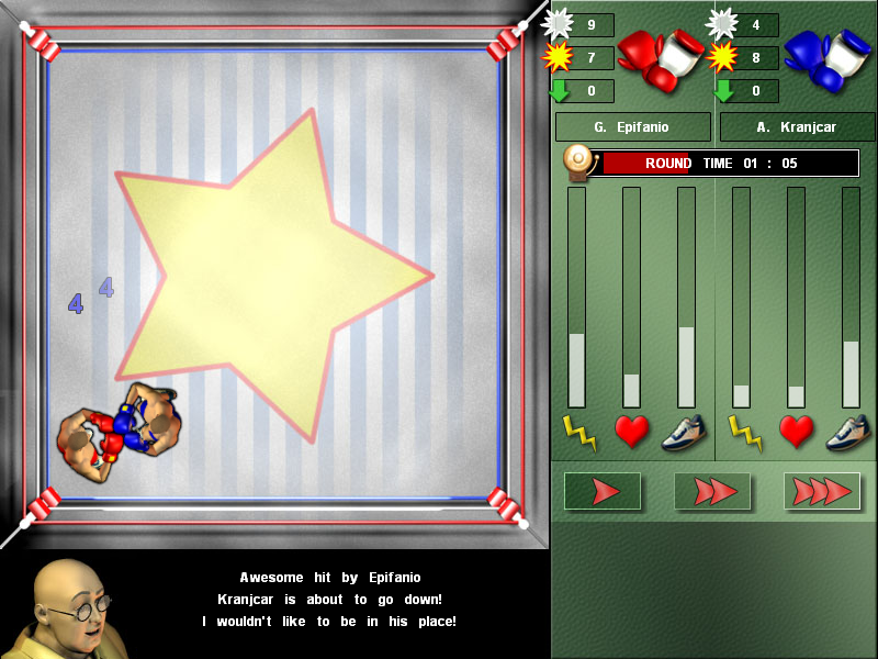 Screenshot of Universal Boxing Manager (Windows, 2004) - MobyGames