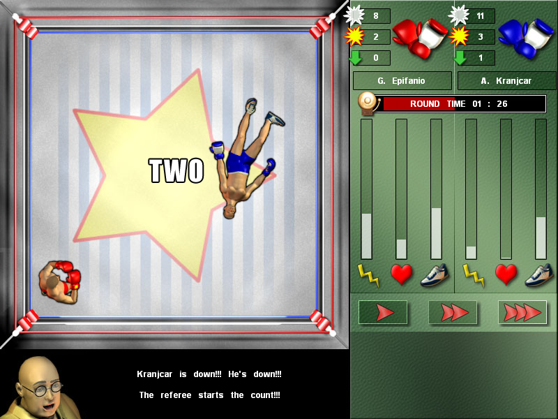 Screenshot of Universal Boxing Manager (Windows, 2004) - MobyGames