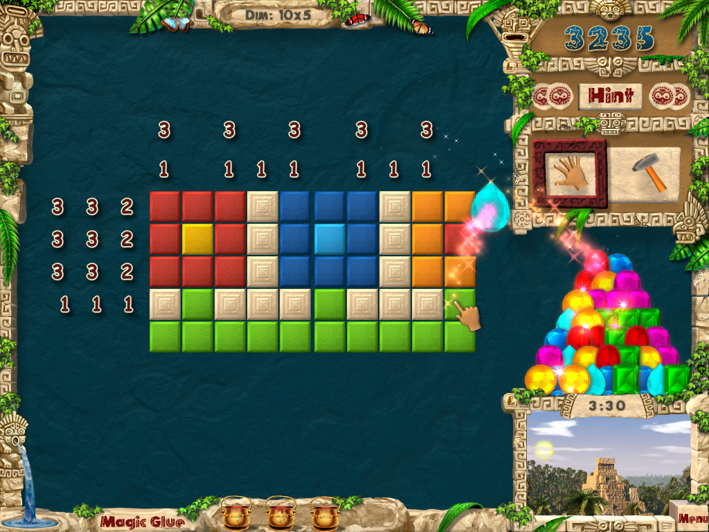 Screenshot of Gemsweeper (Windows, 2007) - MobyGames