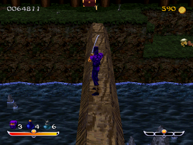 Screenshot of Ninja: Shadow of Darkness (PlayStation, 1998) - MobyGames