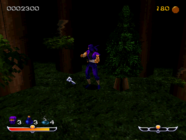 Screenshot of Ninja: Shadow of Darkness (PlayStation, 1998) - MobyGames