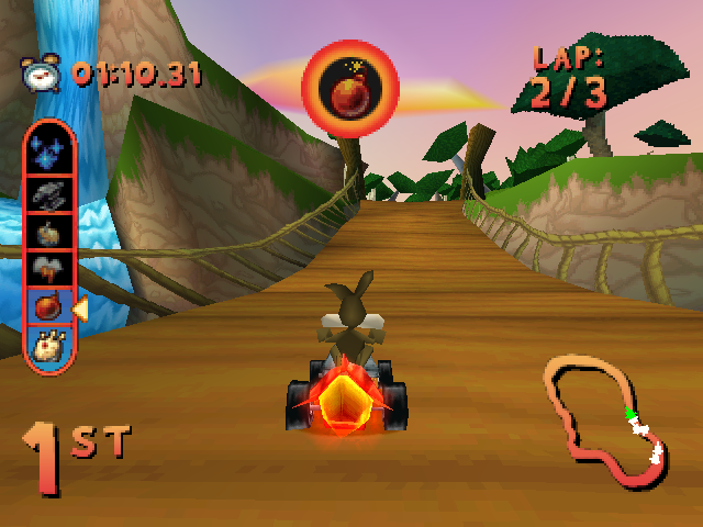 Screenshot of Looney Tunes Racing (PlayStation, 2000) - MobyGames
