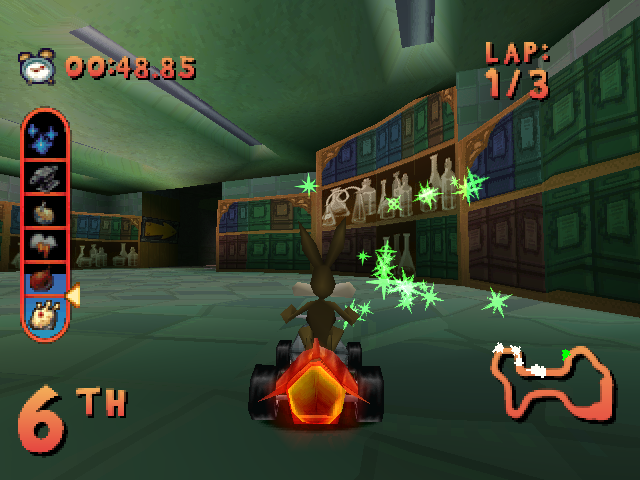 Screenshot of Looney Tunes Racing (PlayStation, 2000) - MobyGames