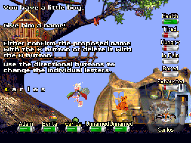 Screenshot of Creatures (PlayStation, 1996) - MobyGames