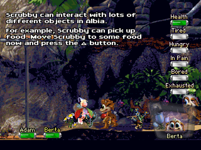 Screenshot of Creatures (PlayStation, 1996) - MobyGames