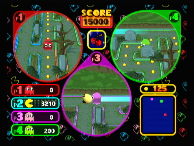Screenshot of Pac-Man Vs. (GameCube, 2003) - MobyGames