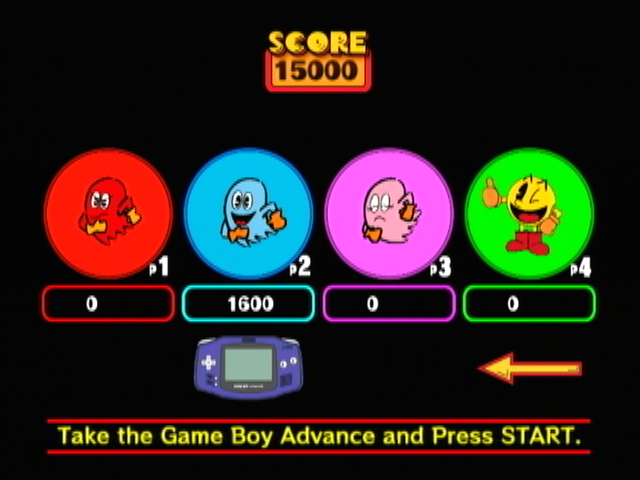 Screenshot of Pac-Man Vs. (GameCube, 2003) - MobyGames