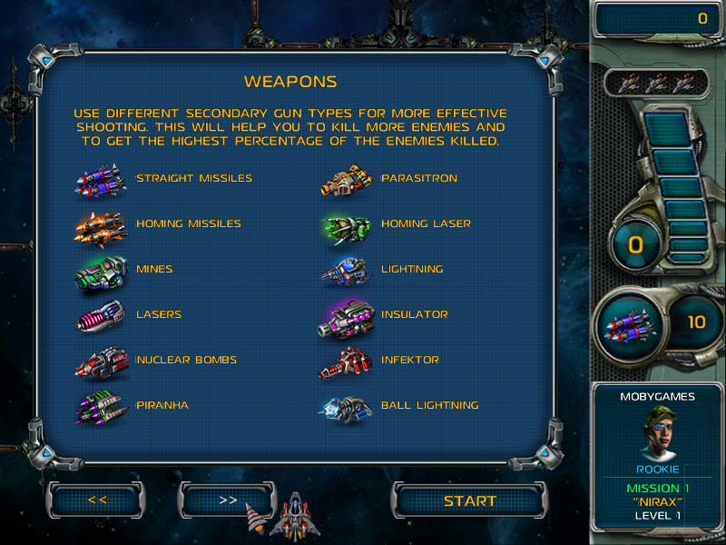 Screenshot of Star Defender III (Windows, 2006) - MobyGames