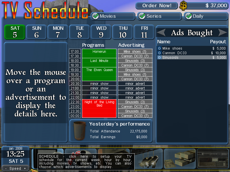 Screenshot of TV Station Manager (Windows, 2007) - MobyGames