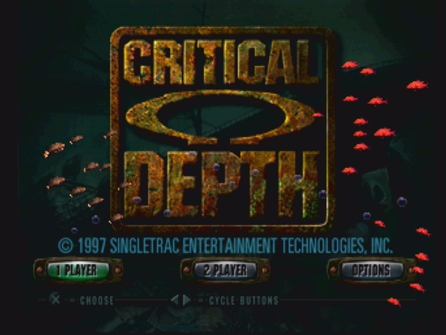Screenshot of Critical Depth (PlayStation, 1997) - MobyGames