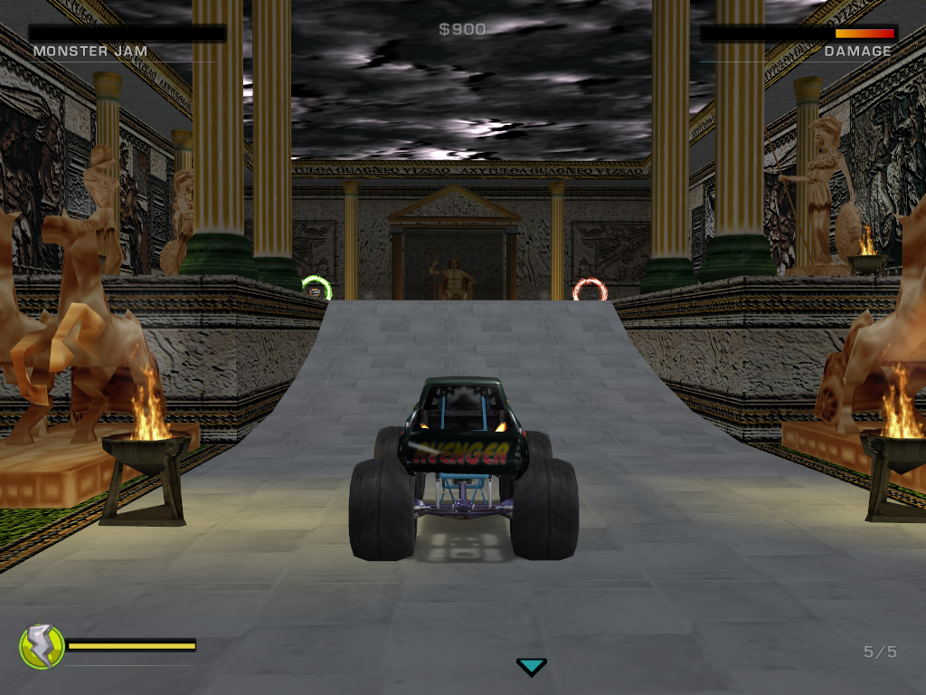 Screenshot of Monster Jam: Maximum Destruction (Windows, 2002) - MobyGames