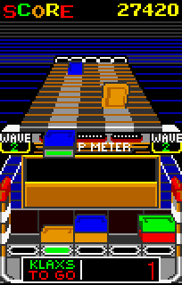 Screenshot of Klax (Lynx, 1990) - MobyGames