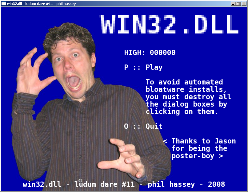 Screenshot of WIN32.DLL (Windows, 2008) - MobyGames