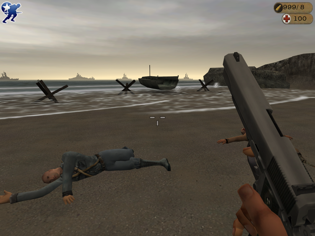 Screenshot of World War II Combat: Iwo Jima (Windows, 2006) - MobyGames