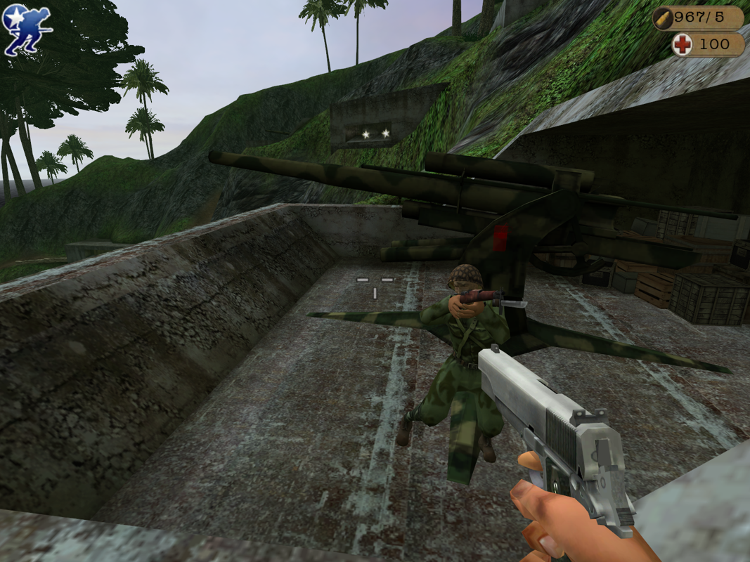 Screenshot of World War II Combat: Iwo Jima (Windows, 2006) - MobyGames