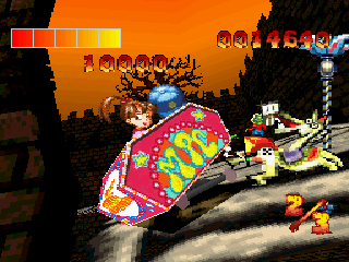 Screenshot of Mad Panic Coaster (PlayStation, 1997) - MobyGames