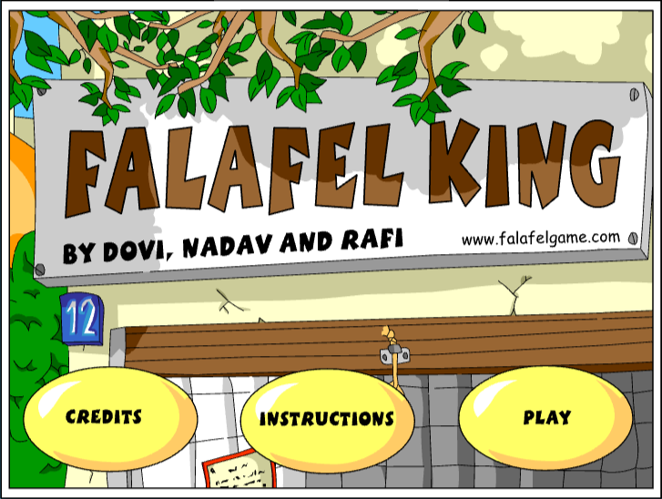 Screenshot of Falafel King (Browser, 2002) - MobyGames