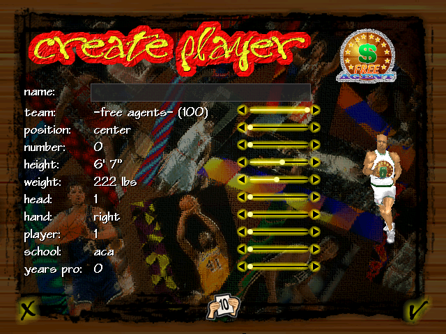 Screenshot of NBA Live 97 (DOS, 1996) - MobyGames