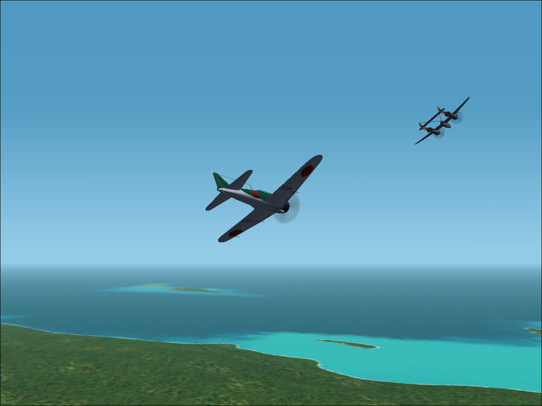 Screenshot of Microsoft Combat Flight Simulator 2: WW II Pacific ...