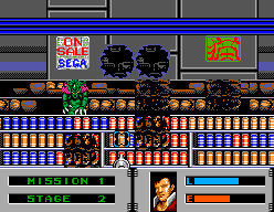 Screenshot of Alien Storm (SEGA Master System, 1990) - MobyGames