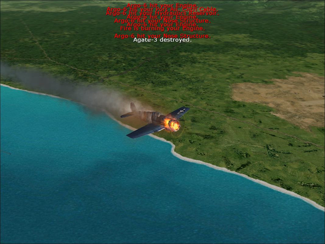 Screenshot of Microsoft Combat Flight Simulator 2: WW II Pacific ...