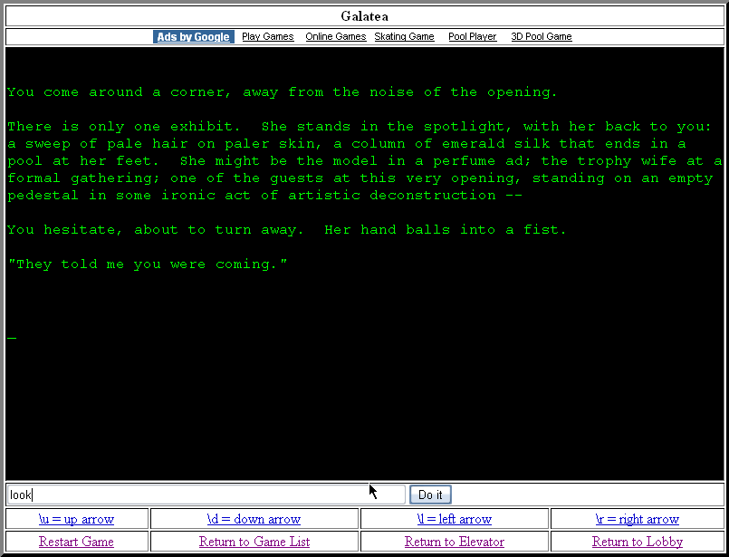 Galatea screenshots - MobyGames