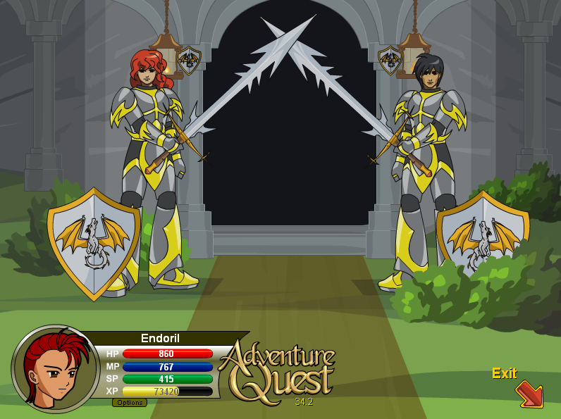 Screenshot of AdventureQuest (Browser, 2002) - MobyGames