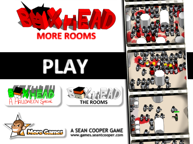 Screenshot of Boxhead: More Rooms (Browser, 2007) - MobyGames