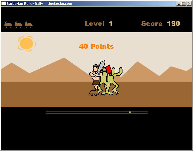 Screenshot of Barbarian Roller Rally (Windows, 2005) - MobyGames