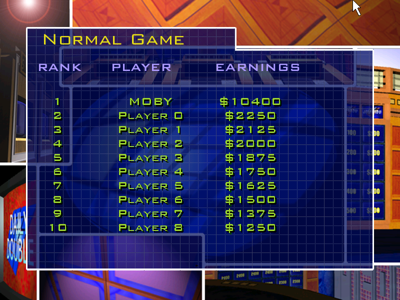 Screenshot of Jeopardy! (Windows, 1998) - MobyGames