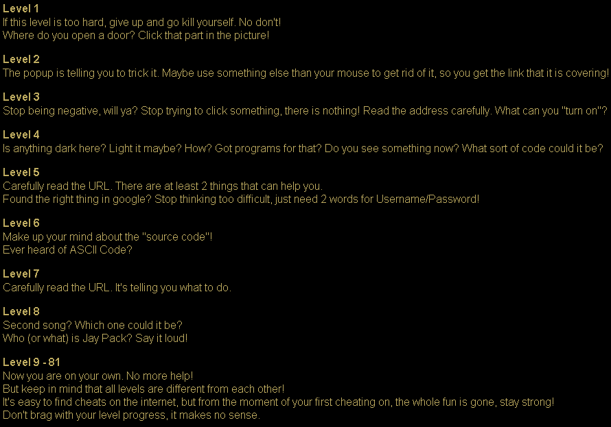 Screenshot of Notpron (Browser, 2004) - MobyGames