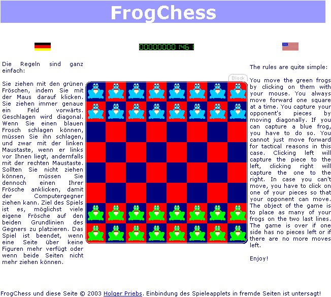 FrogChess (2003) - MobyGames