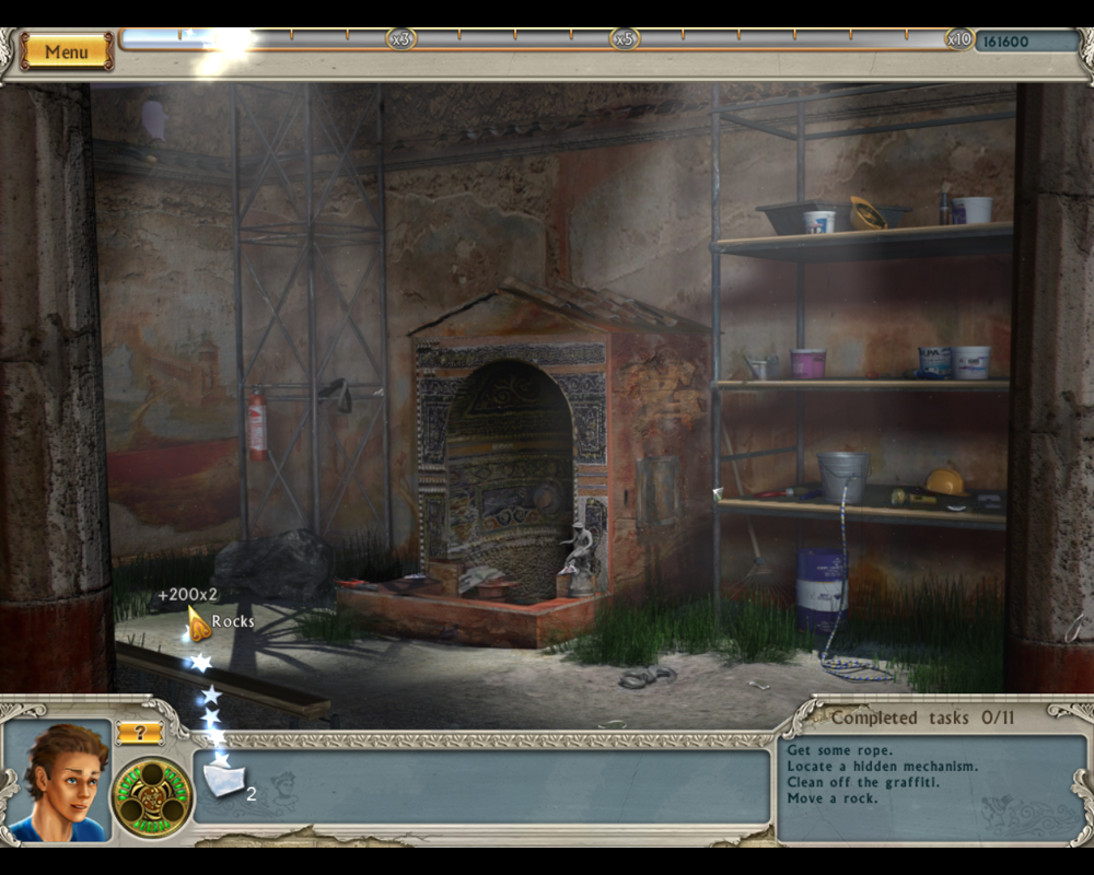 Screenshot of Alabama Smith in Escape from Pompeii (Windows, 2008 ...