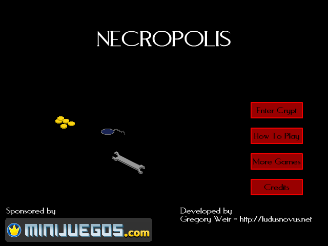 Screenshot of Necropolis (Browser, 2008) - MobyGames